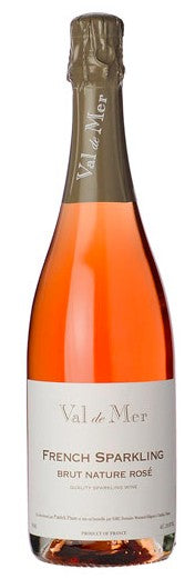 Val de Mer French Sparkling Brut Nature Rose – White Horse Wine and Spirits