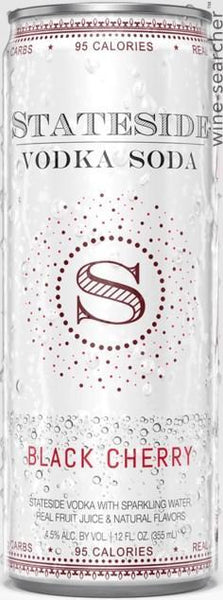 Stateside Vodka and Soda BlackCherry 4pk Cans – White Horse Wine and ...