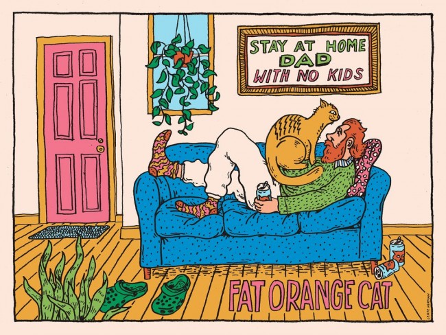Fat Orange Cat Stay at Home Dad 12pk Cans – White Horse Wine and Spirits