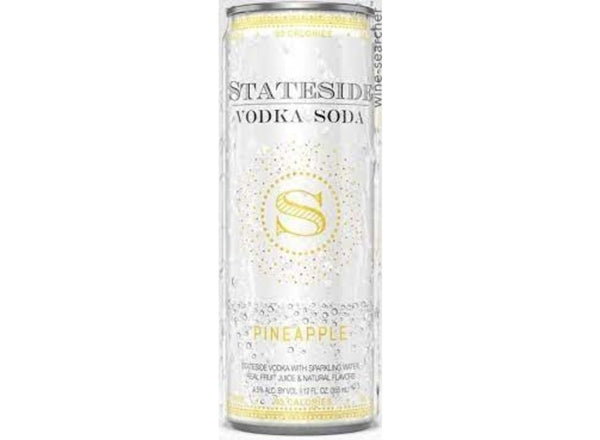 Stateside Vodka and Soda Pineapple 4pk Can – White Horse Wine and Spirits