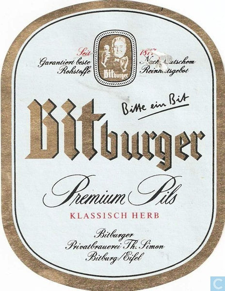 Bitburger Pilsner 12Pk – White Horse Wine and Spirits