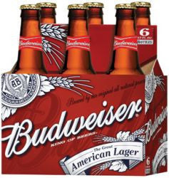 Budweiser 12 Oz 6 Pk Bottles – White Horse Wine and Spirits