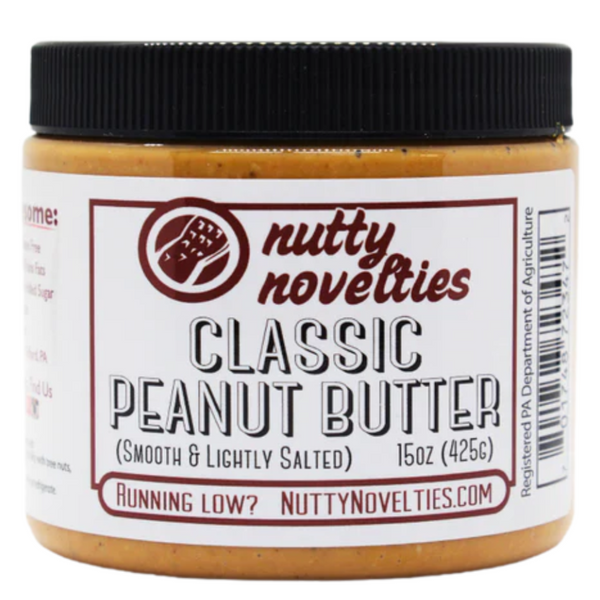 Nutty Novelties Classic Peanut Butter 15oz – White Horse Wine and Spirits