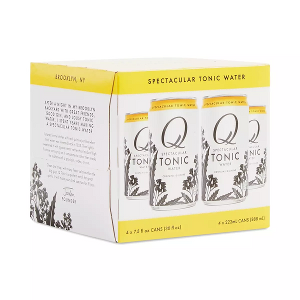 Q Tonic Water - 4pk Cans – White Horse Wine and Spirits