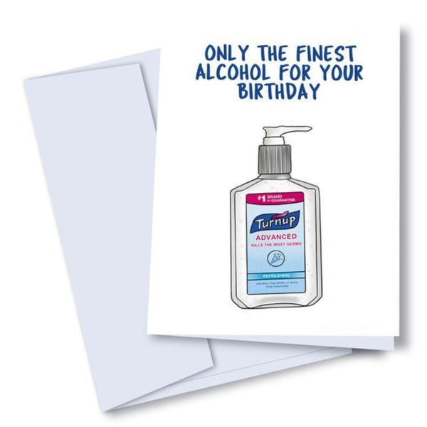 Kaleidadope Finest Alcohol Quarantine Birthday Card – White Horse Wine ...