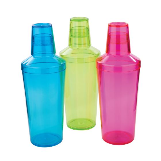 Neon Plastic Cocktail Shaker – White Horse Wine and Spirits